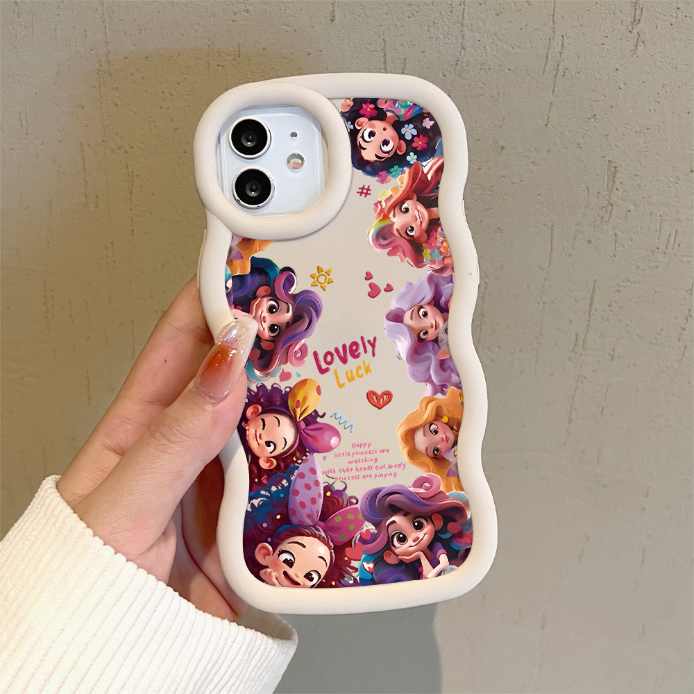 AMORVOR for Vivo Y17S Back Cover Dopamine Princesses Pattern Luxury ...