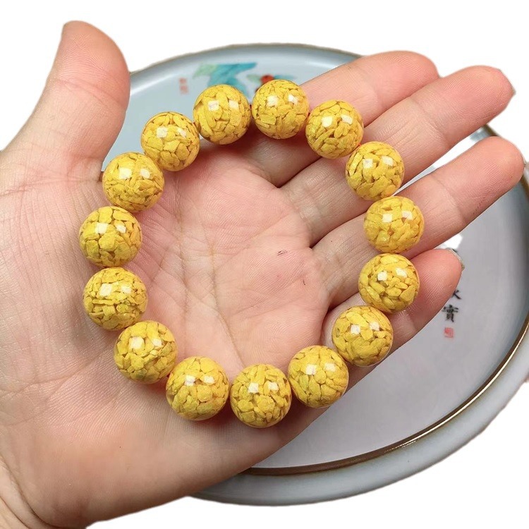 【New arrival】Realgar Bracelet DIY Hand-woven Men's and Women's Realgar ...