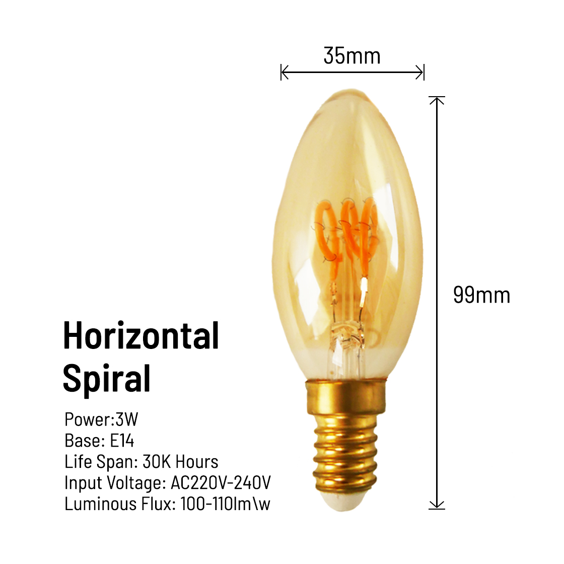 LED PRO LED LIGHT E14/E27 Retro Edison LED Light Bulb - Four Type ...
