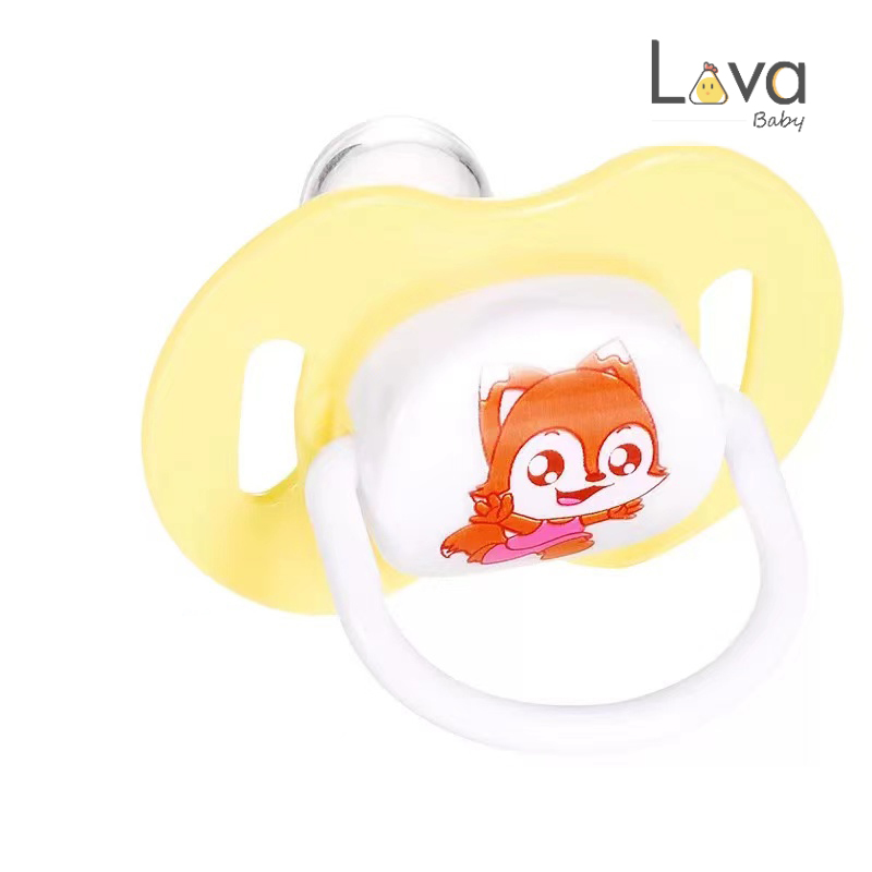 จุกหลอกซิลิโคน เสมือนนมแม่ จุกหลอกสีสันสดใส ใช้ได้แบบกลางวันและกลางคืน ...