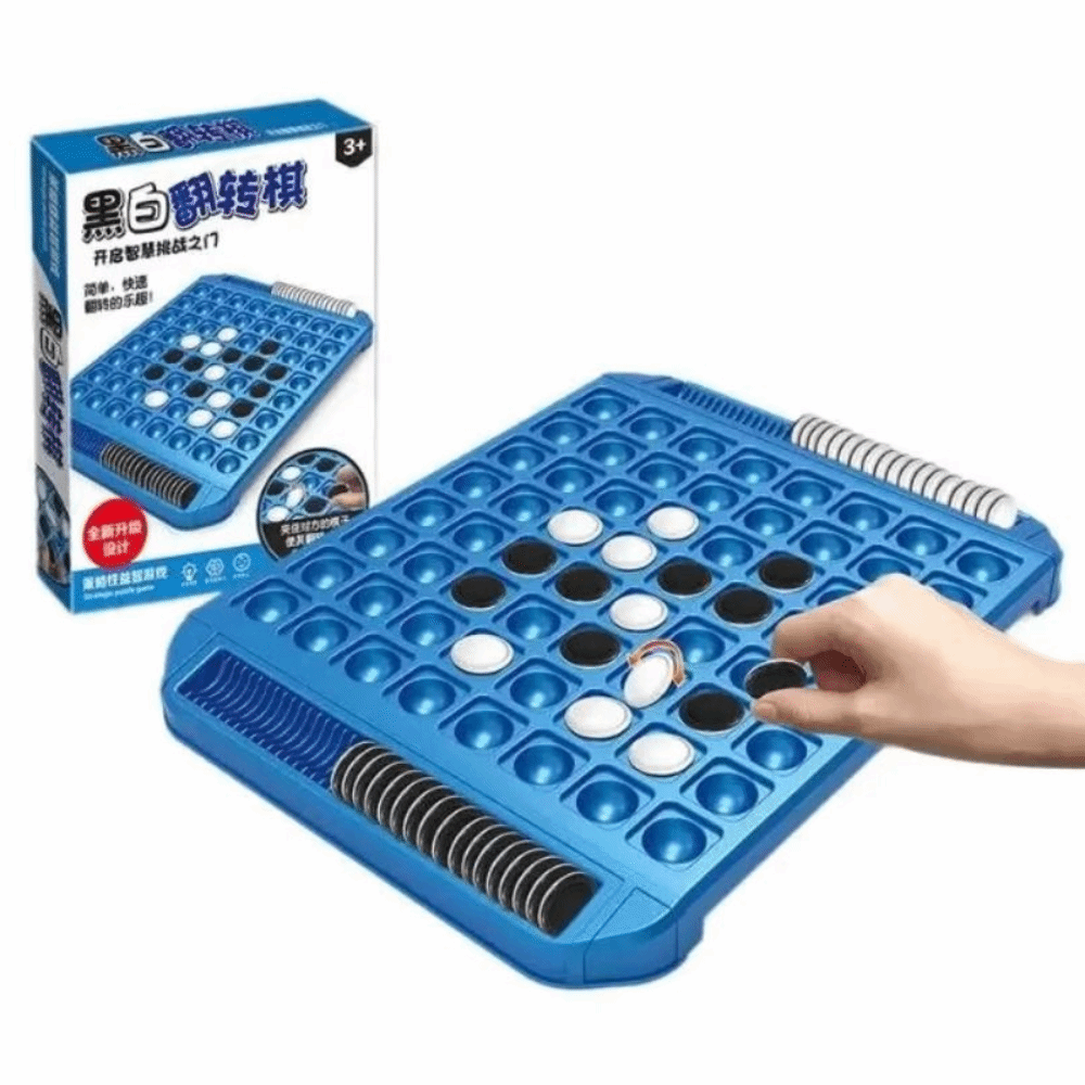 Backgammon Game Set Tabletop Game Flip Black White Chess Board Parent ...