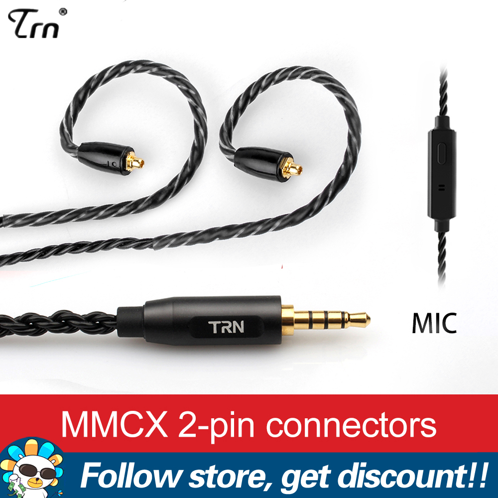 FAAEAL TRN A3 6 Core Earphones Cable 3.5mm High Purity Copper Cable With MMCX/2Pin 0.75mm 0.78mm ...