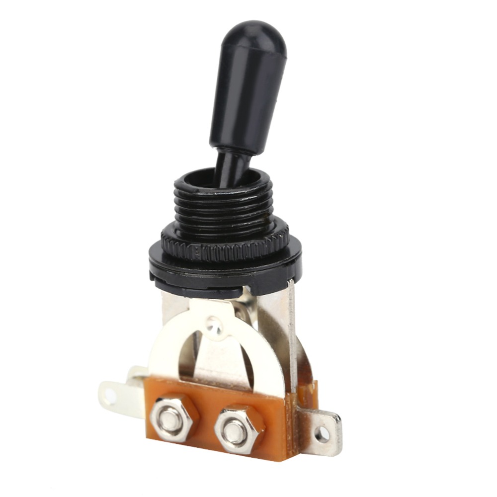 Convenient to carry Black Tip 3-Way Pickup Selector Metal Body Electric ...