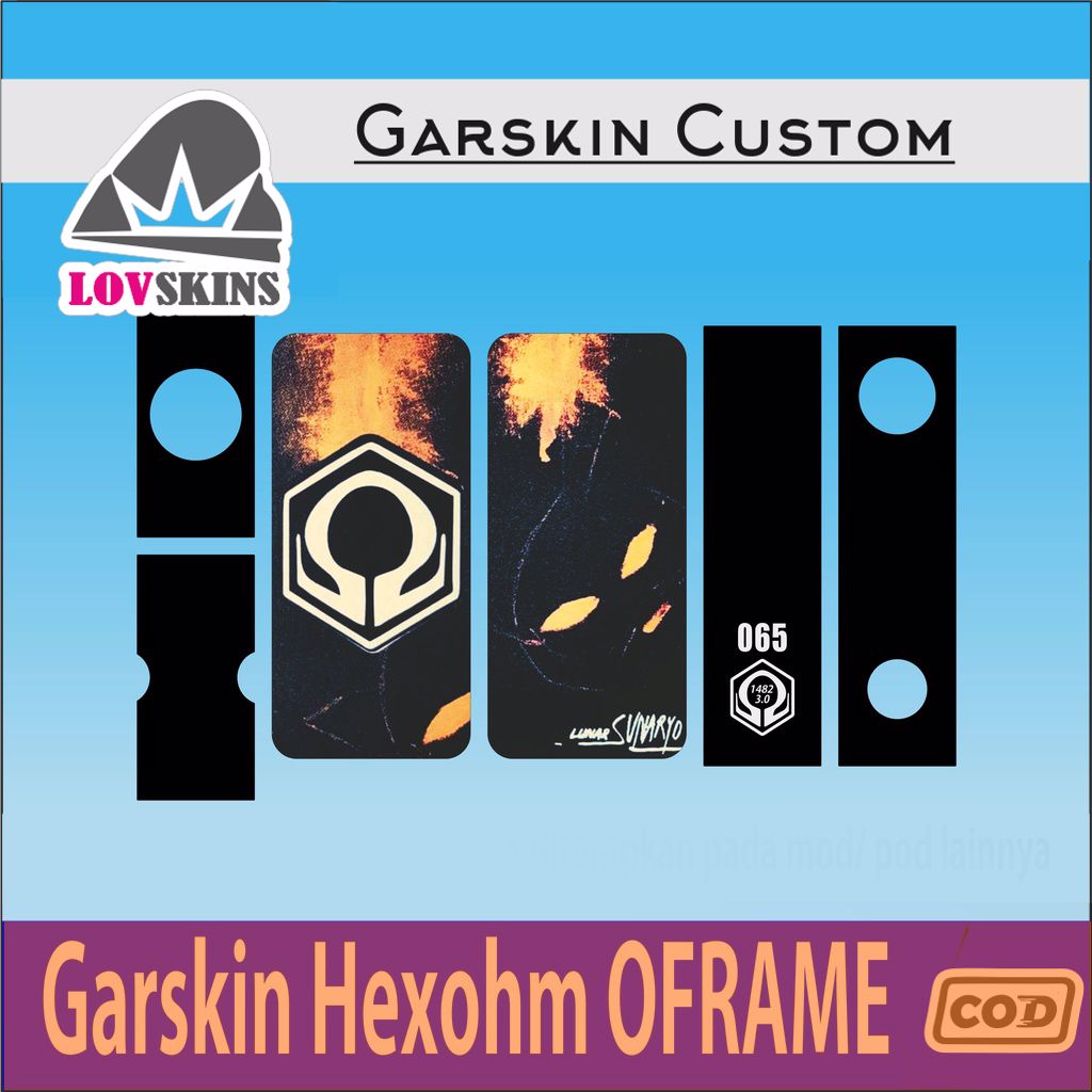 Garskin Skin Protector Hexohm 0frame Variasi 7 Bebas Custom | Lazada ...