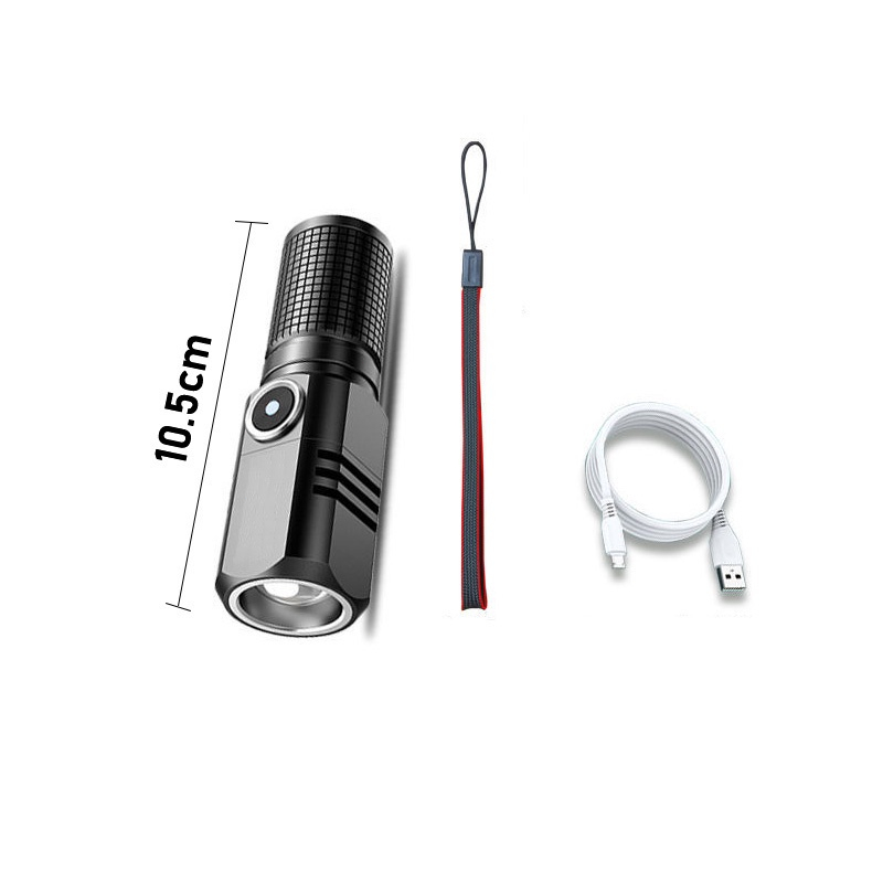 【COD】 Super Bright Mini LED Flashlight 10000 Lumens USB Rechargeable ...
