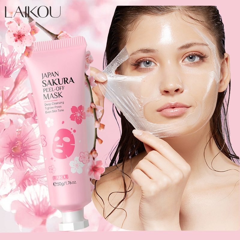 Sakura Peeling Face Mask Deep Cleansing Firming Brightening Blackhead ...