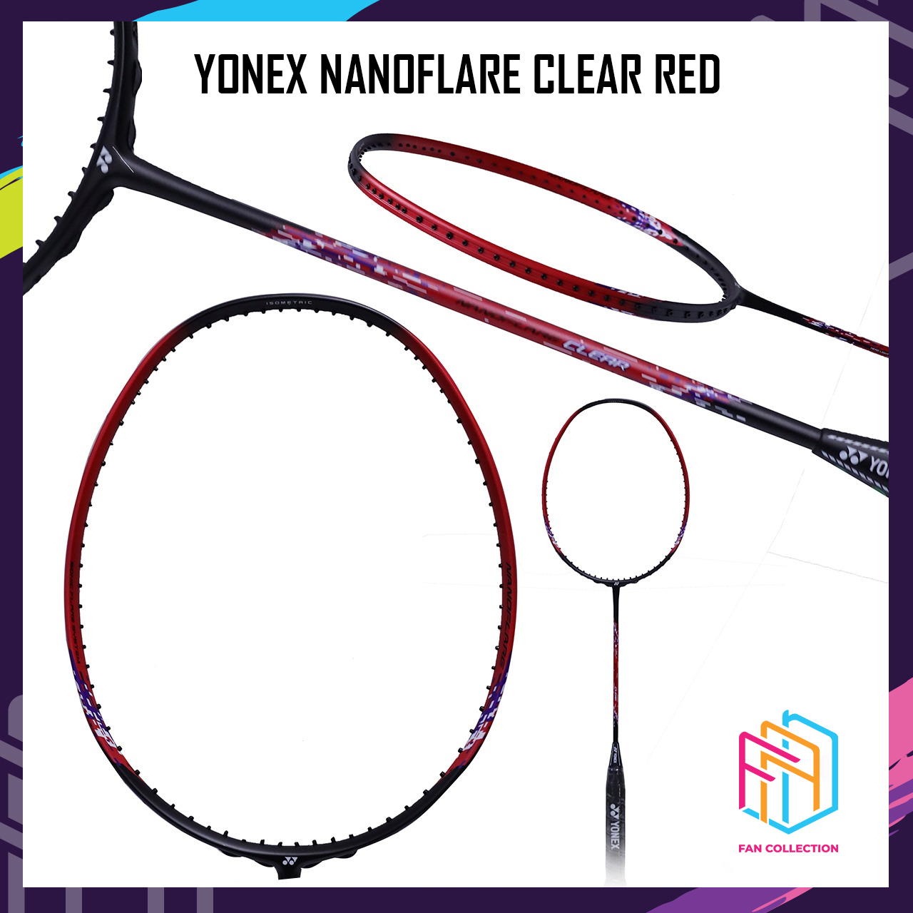 YONEX NANOFLARE CLEAR / FEEL / ABILITY /YONEX RAKET BADMINTON | Lazada ...