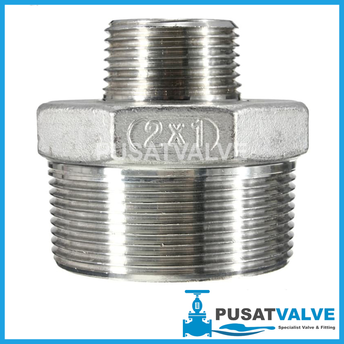 1" x 1/2" HEX / DOUBLE NIPPLE REDUCER Drat SS304 Class 150 | Lazada ...