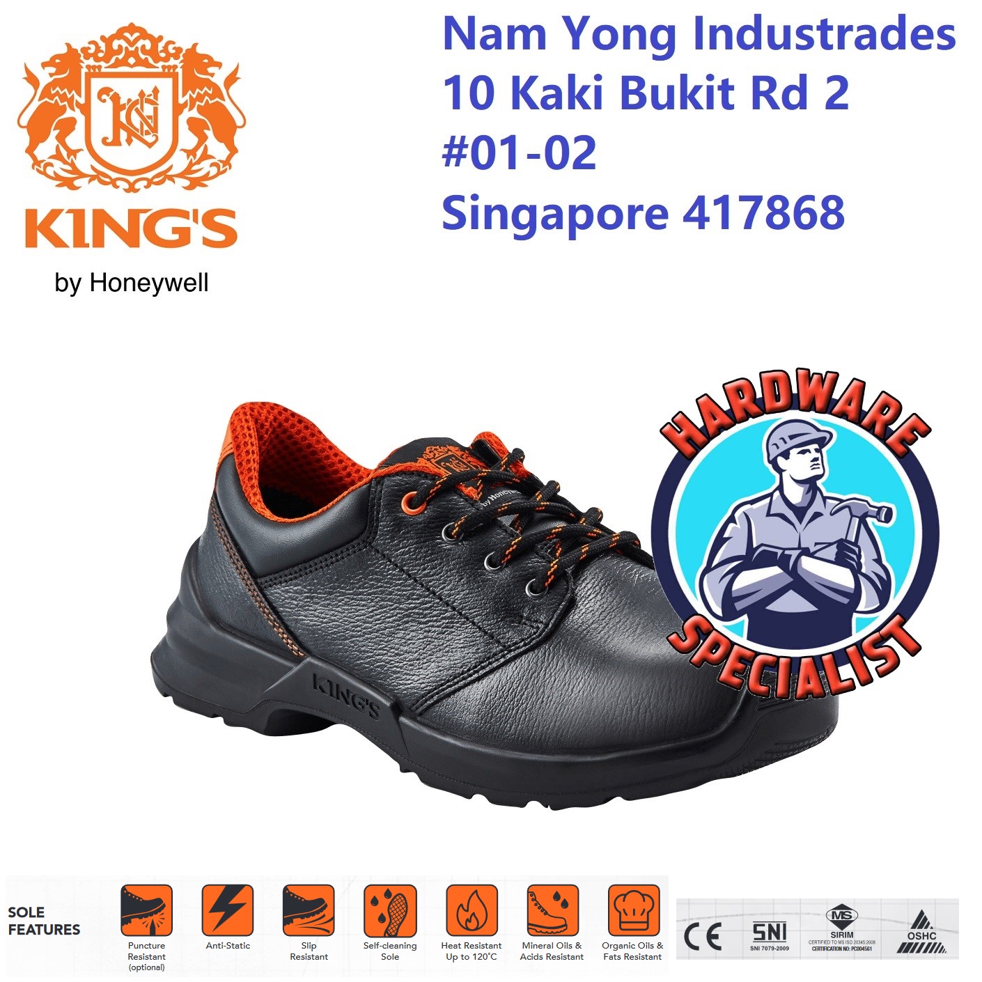 Kings KWS200 Safety Shoe (Replace Old Model KWS 800) | Lazada Singapore