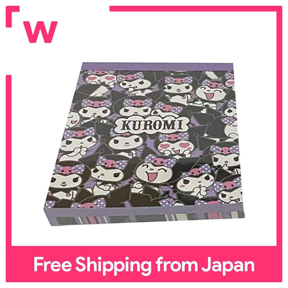 YAMANOSIGO KUROMI SANRIO Mini Block Notepad Small Size Notepad, 2 ...