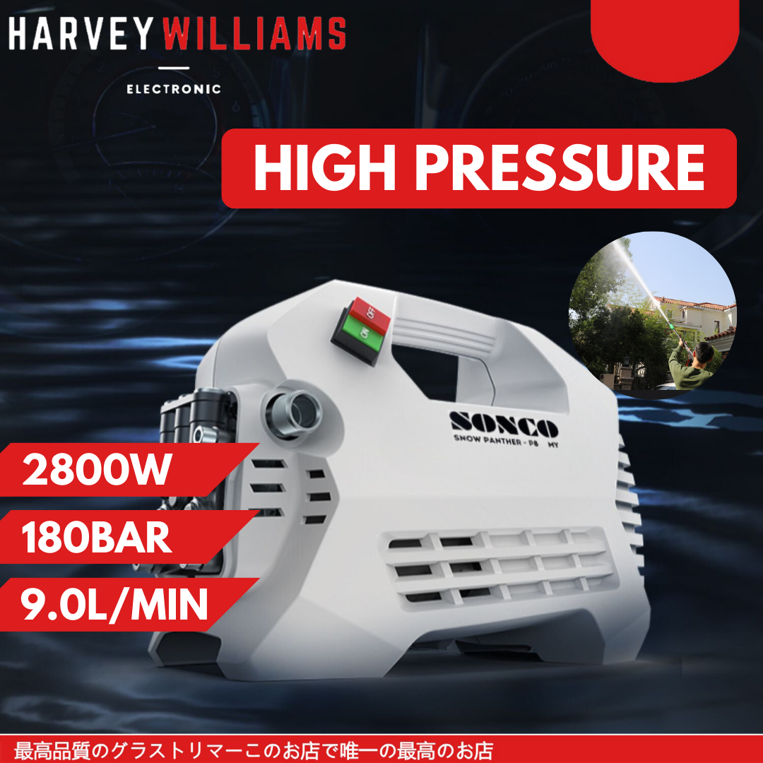 SONCO SC-P8 2800W 180bar Waterjet High Pressure Cleaner Water Jet Jack ...