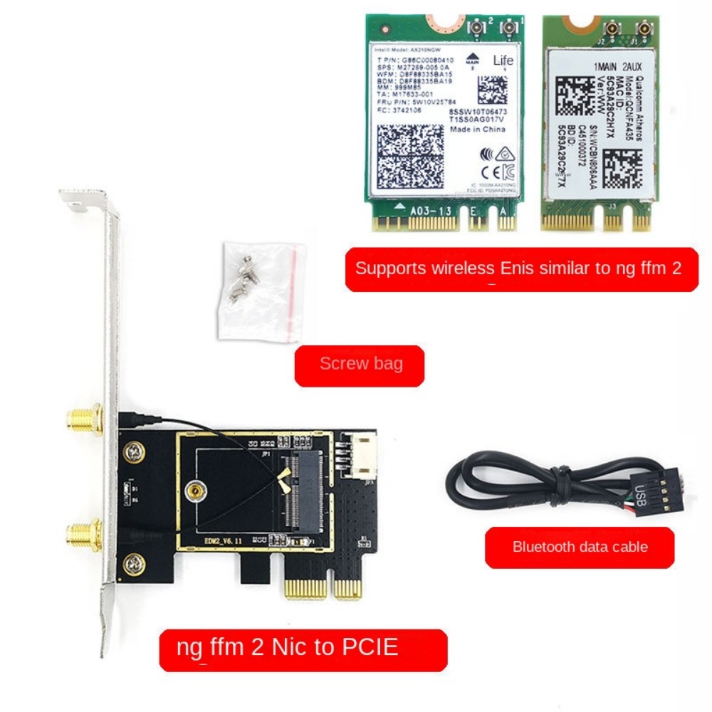 【Expert Recommended】 8265 1650 1675x Ax200 Ax210 Ngff M.2 To Pcie ...