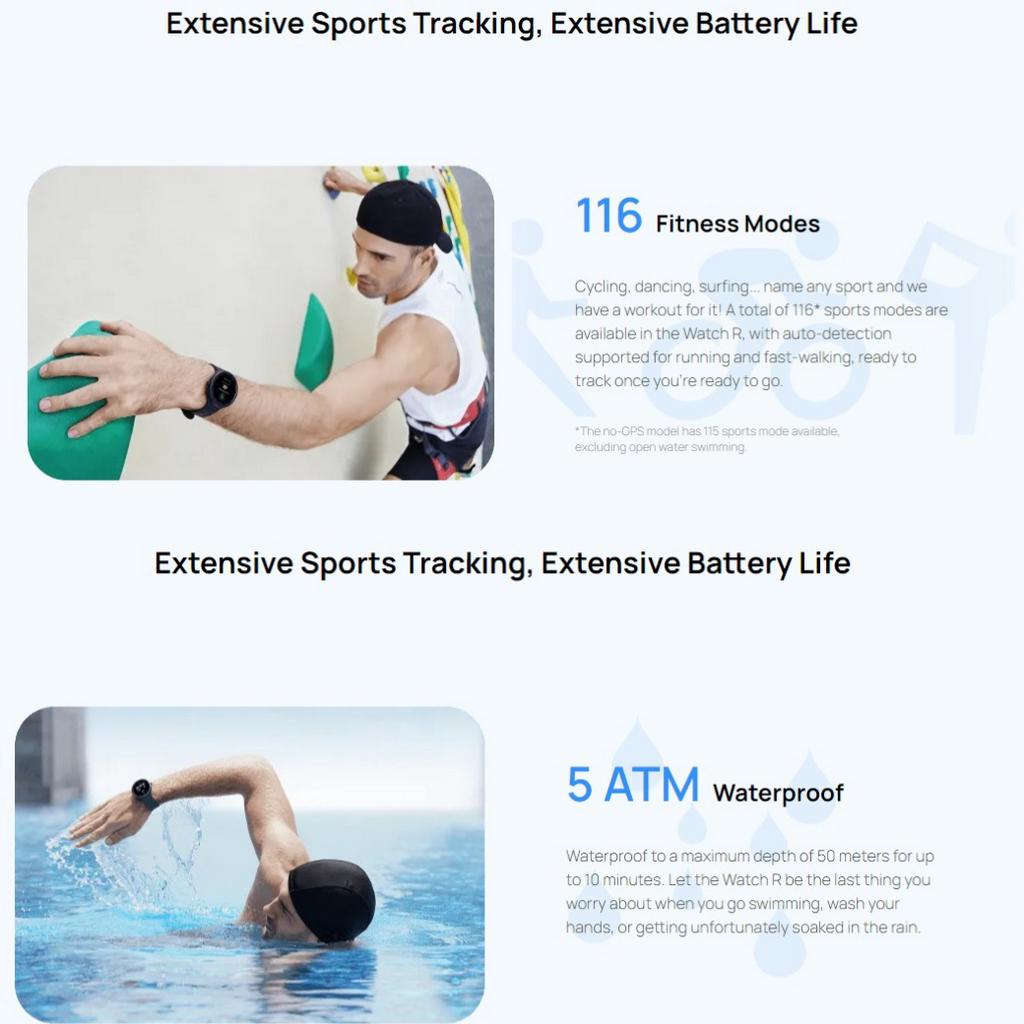 Maimo Smart Watch R GPS HD Screen วัดออกซิเจนในเลือด SpO2 - q7SN7IqX ...