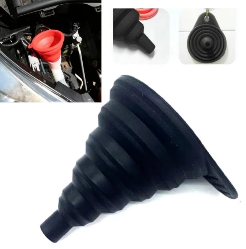 Foldable Funnel Silicone Collapsible Funnel Portable Funnels For Fuel ...