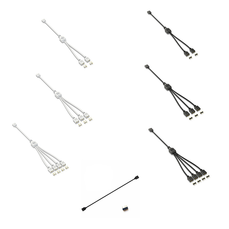 (YOWK) 5V 3-Pin Extension Cable for Computer Motherboard Cable ...