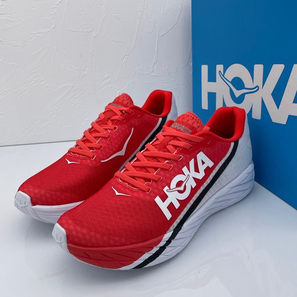 Hoka one one men's shoes rocket x racing road running shoes carbon ...