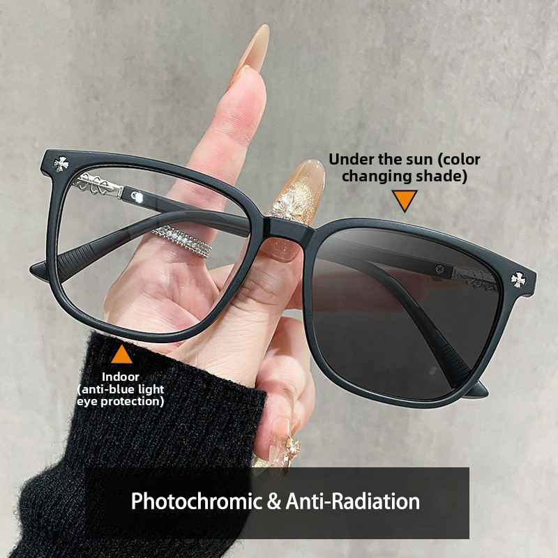 New 2025 Photochromic Eyeglasses Anti-Radiation Eyeglasses for Men and ...