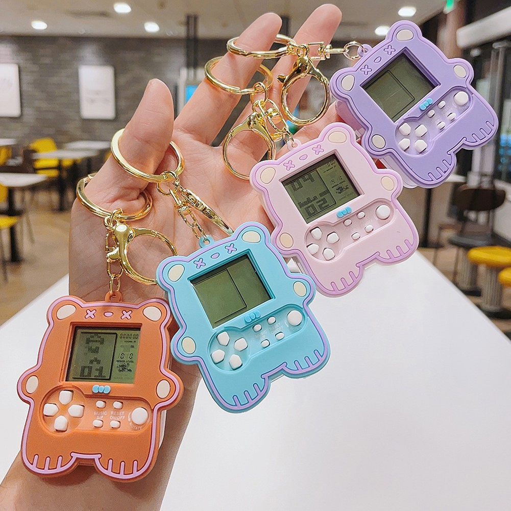 SF Mini Handheld Game Players Tetris Electronic Game Built-in 26 Games ...