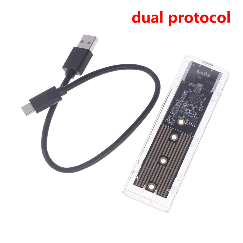 M.2 NVME PCIe /NGFF SATA /Dual Protocol SSD USB Type C 10Gbps M2 Hard Disk Box | Daraz.lk