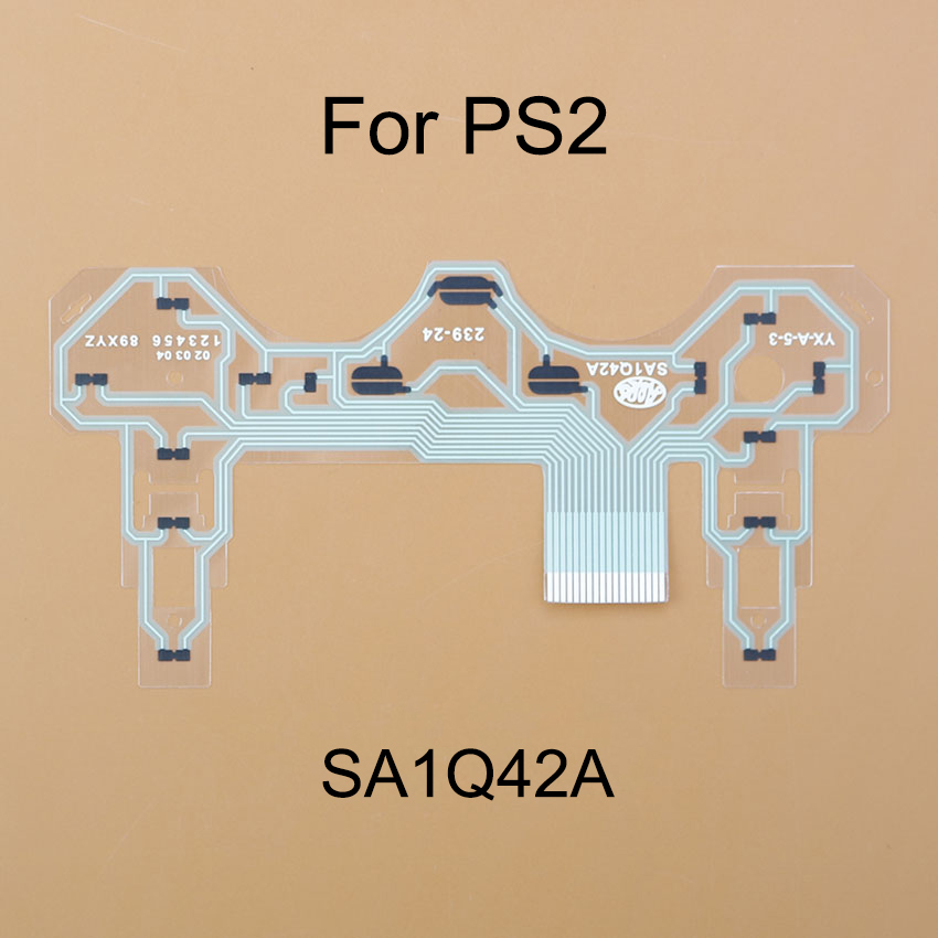 Yuxi For Ps2 Ps3 Ps4 Pro Controller Conductive Film Keypad Flex Cable ...