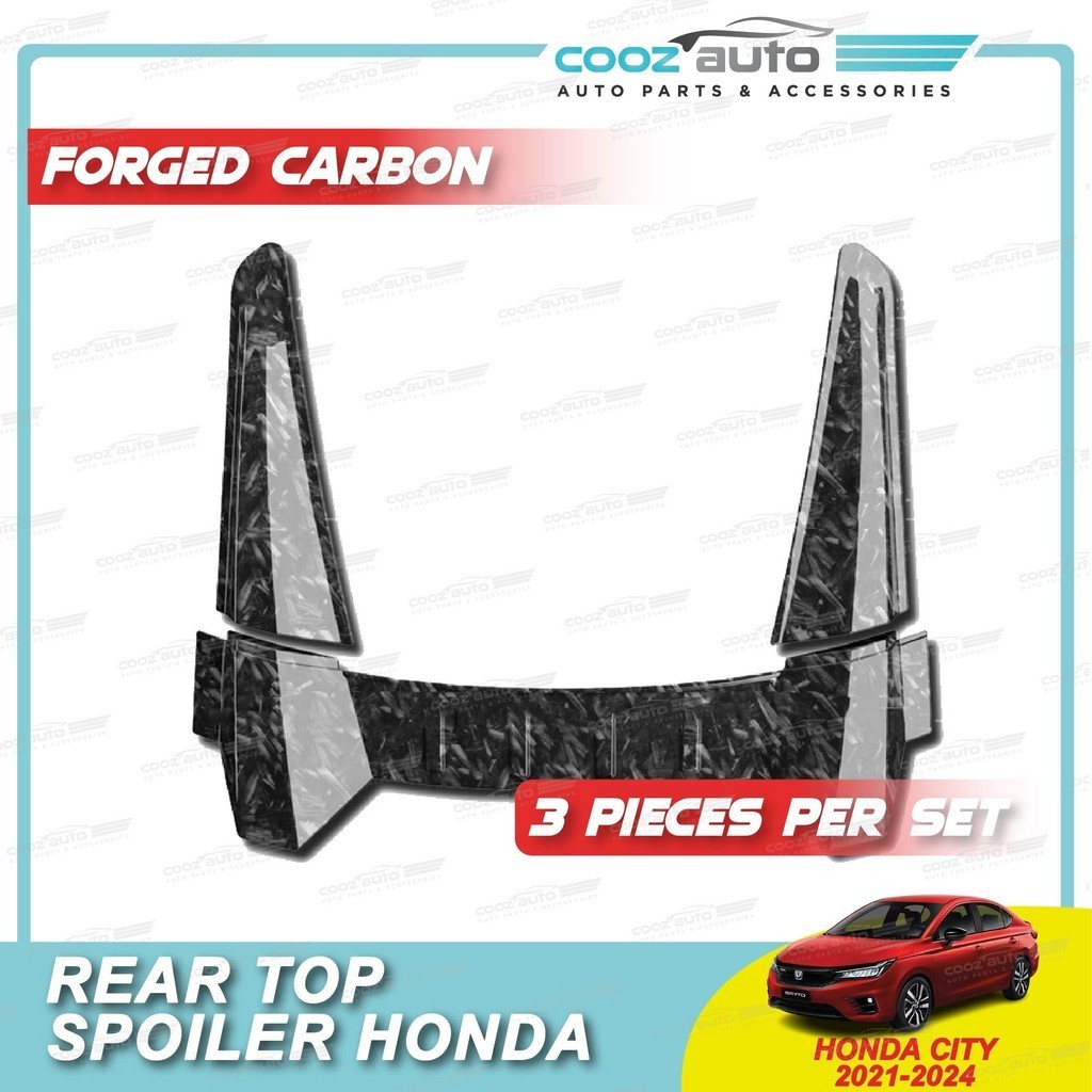 Honda City RS 2021 - 2024 Car Top Spoiler Rear Roof Spoiler Roof Window ...
