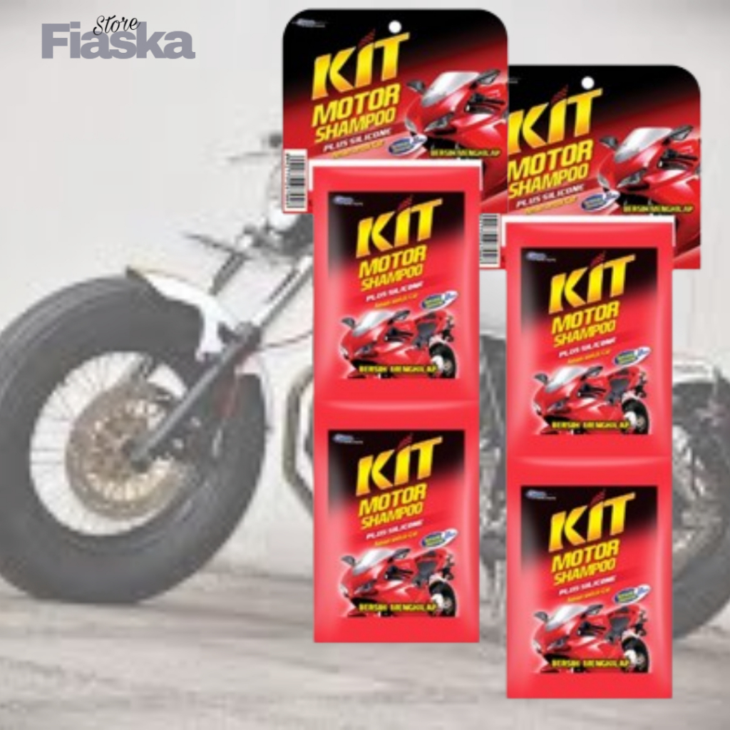 KIT SHAMPOO MOTOR SEMIR DAN PENGKILAP KENDARAAN MURAH 1 PACK ISI 12PCS ...