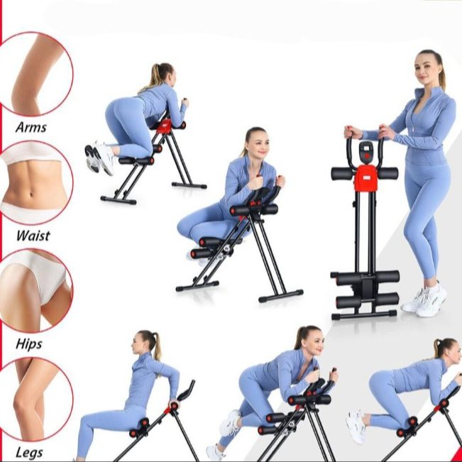 Foldable Core Abdominal Trainer, AB Workout Machine Exercise Equipment ...
