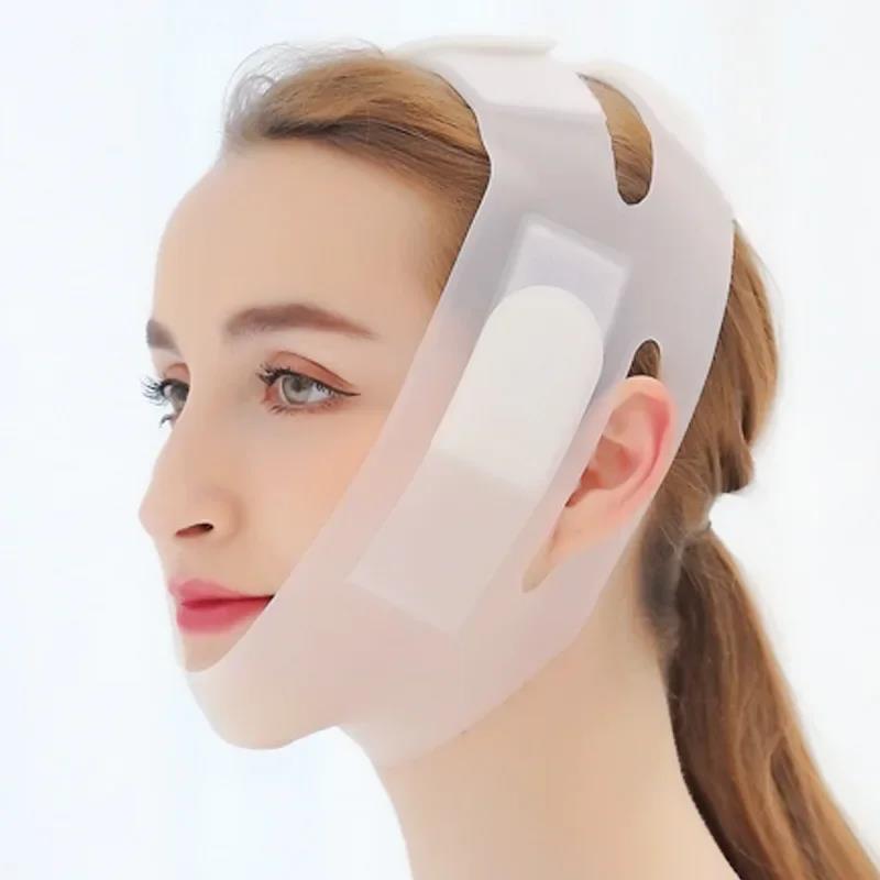 Face Mask Silicone V Lifting V Line Shape Face Lift UP Facial Slimming ...