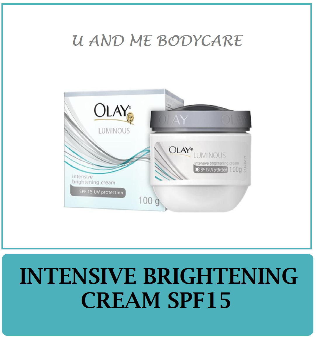 Olay Luminous Intensive Brightening Cream SPF15 100g | Lazada
