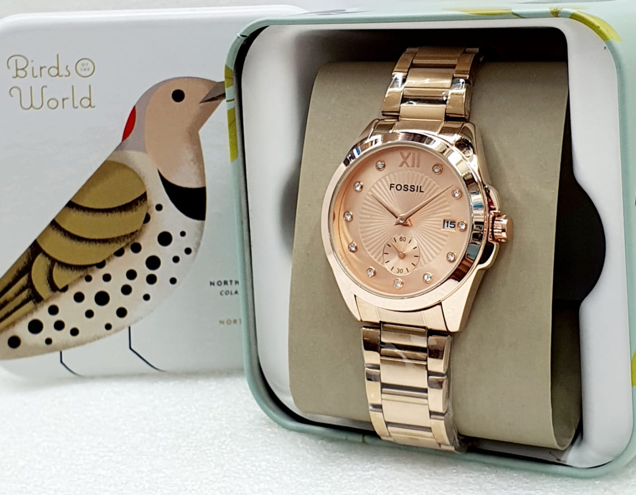Jam Wanita FOSSIL 8661 Kualitas Original, Tanggal & Chrono Aktif, Jam ...