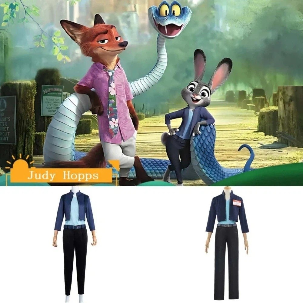 Party Accessories Long Sleeves Long Pants Judy Hopps Cosplay Costume ...