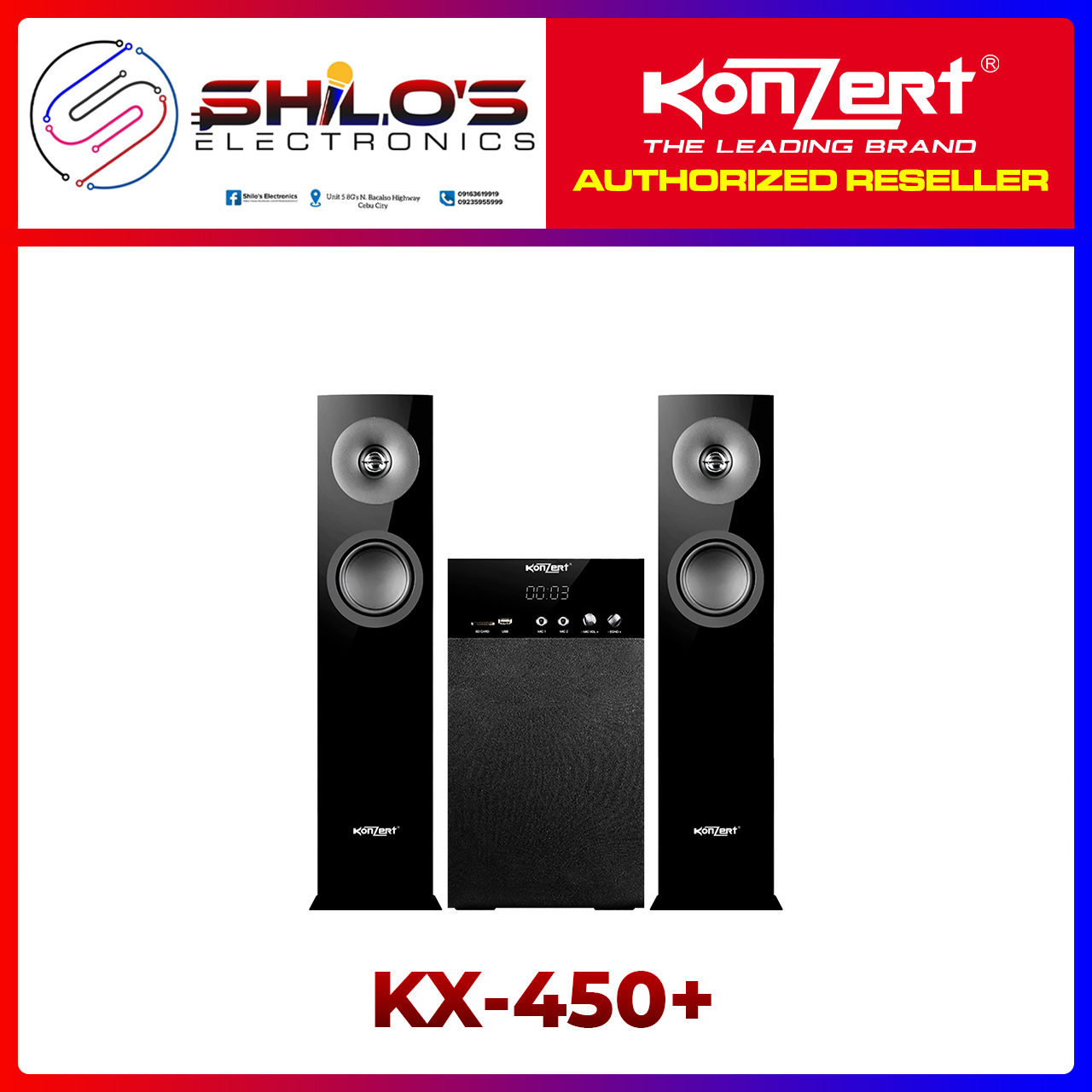 Konzert KX-450+ Multimedia Bluetooth speaker | Lazada PH