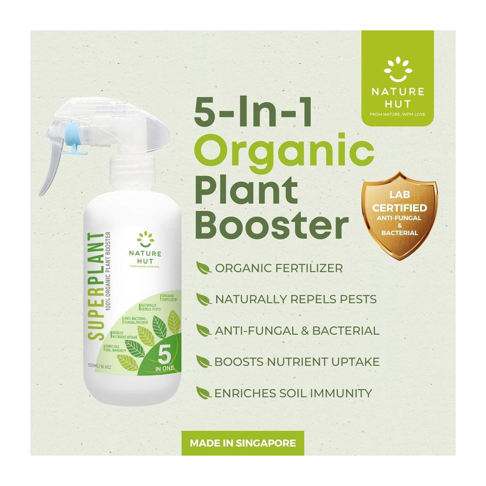 Nature Hut Superplant 5 - In - 1 Organic Plant Booster - Anti-Fungal ...