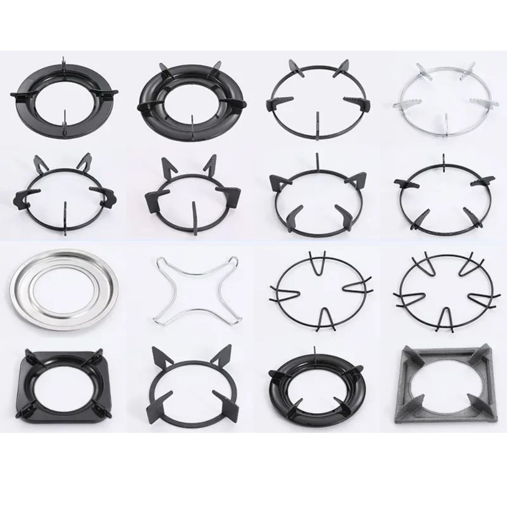 Cast Iron Wok Pan pot Support Rack Stand Burner Gas Stove rack Hobs ...