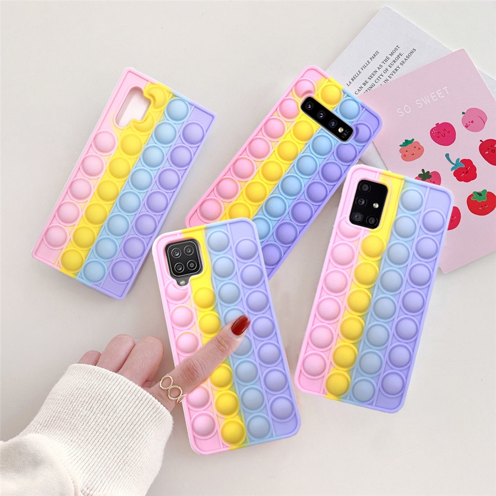 A12 A11 A30 A21 Push Bubble Pop Fidget Toy Phone Case Soft Cover for ...