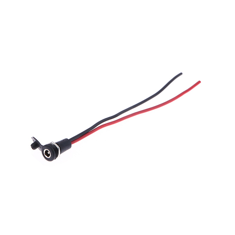 1Pc DC power Female With Cable Wired 5.5 * 2.1 5.5*2.5mm DC Socket High ...
