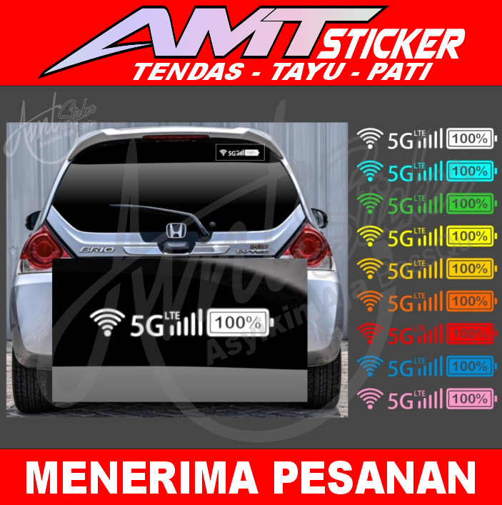 [REFLEKTIF] STIKER BATERAI SIGNAL,, STICKER VIRAL,, STICKER UKURAN 20X3 ...
