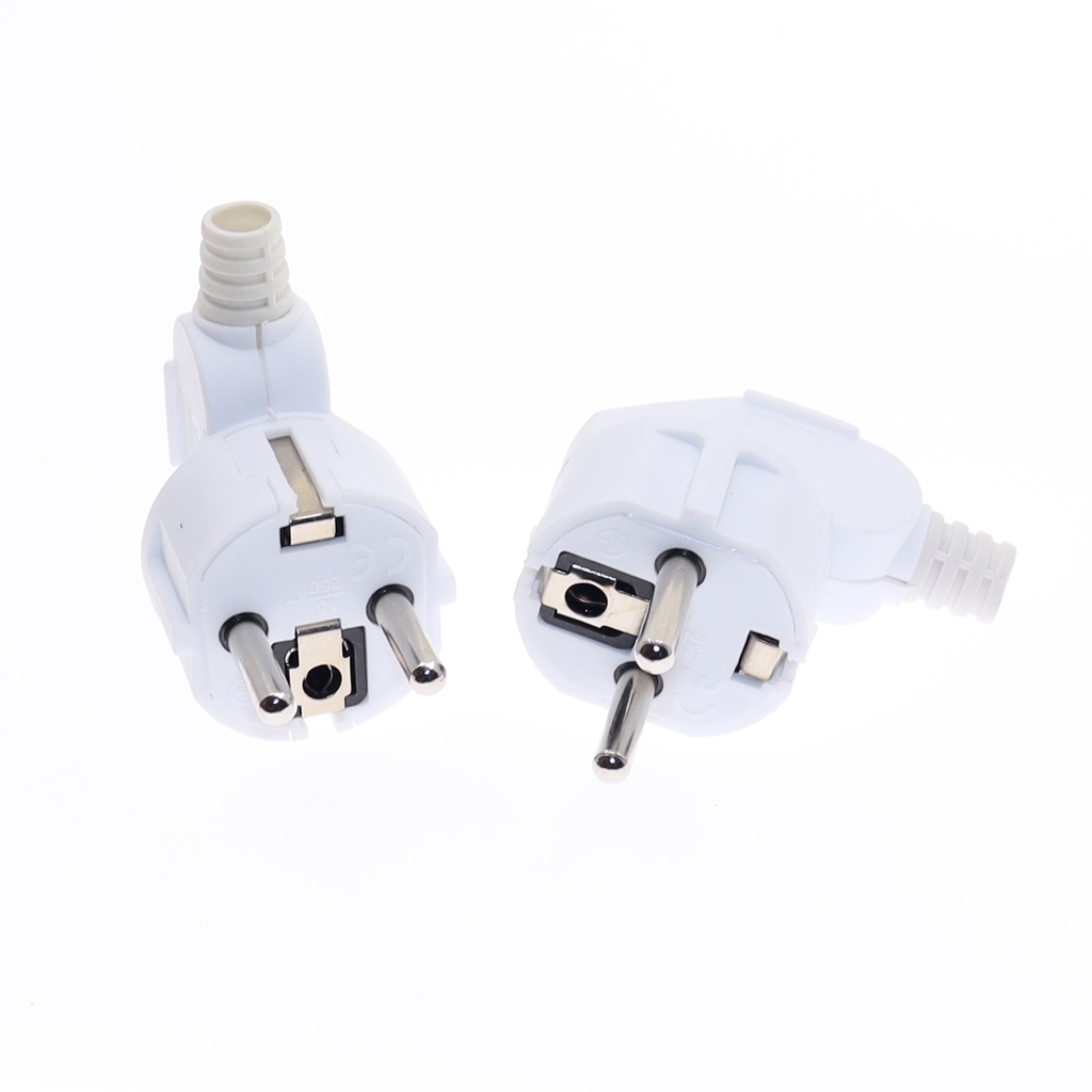 【LuxeGlow】EU Power Adaptor Plug 16A 250V PP Flame Retardant German 2 ...