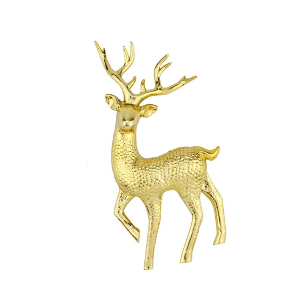 Desktop Ornaments Easy to Install Sika Deer Statue Handmade Artificial ...