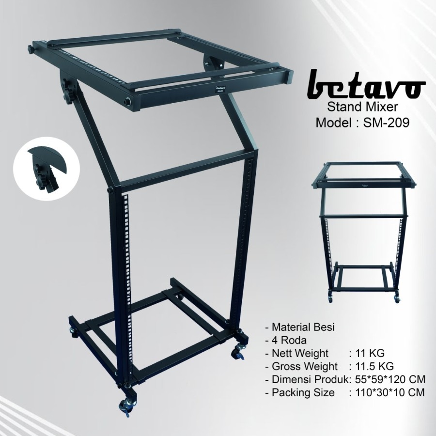 RAK MIXER PROFESSIONAL BETAVO SM 209 STAND MIXER AMPLIFIER SM 209 ...