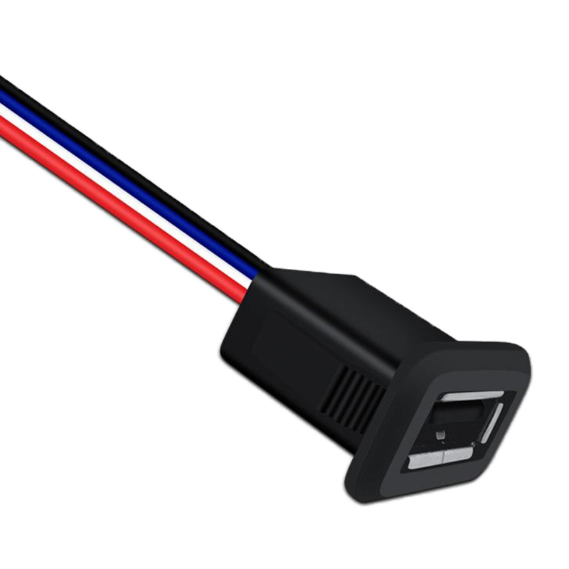 USB Type C Waterproof Connector Type-C With Card Buckle Female 3A High ...