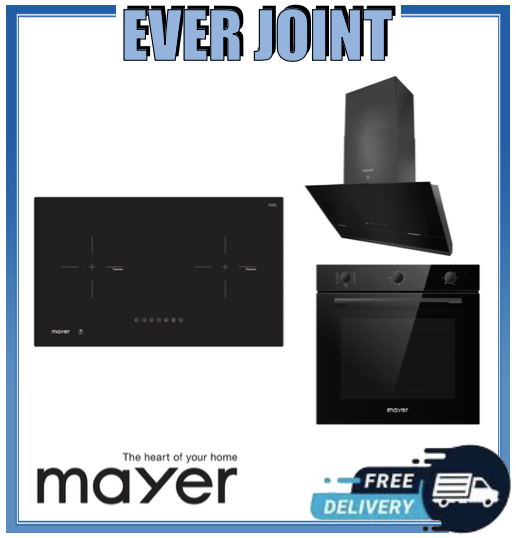 Mayer MM75IH [75cm] 2 Zone Induction Hob + Mayer MMSH8099-L Angled ...