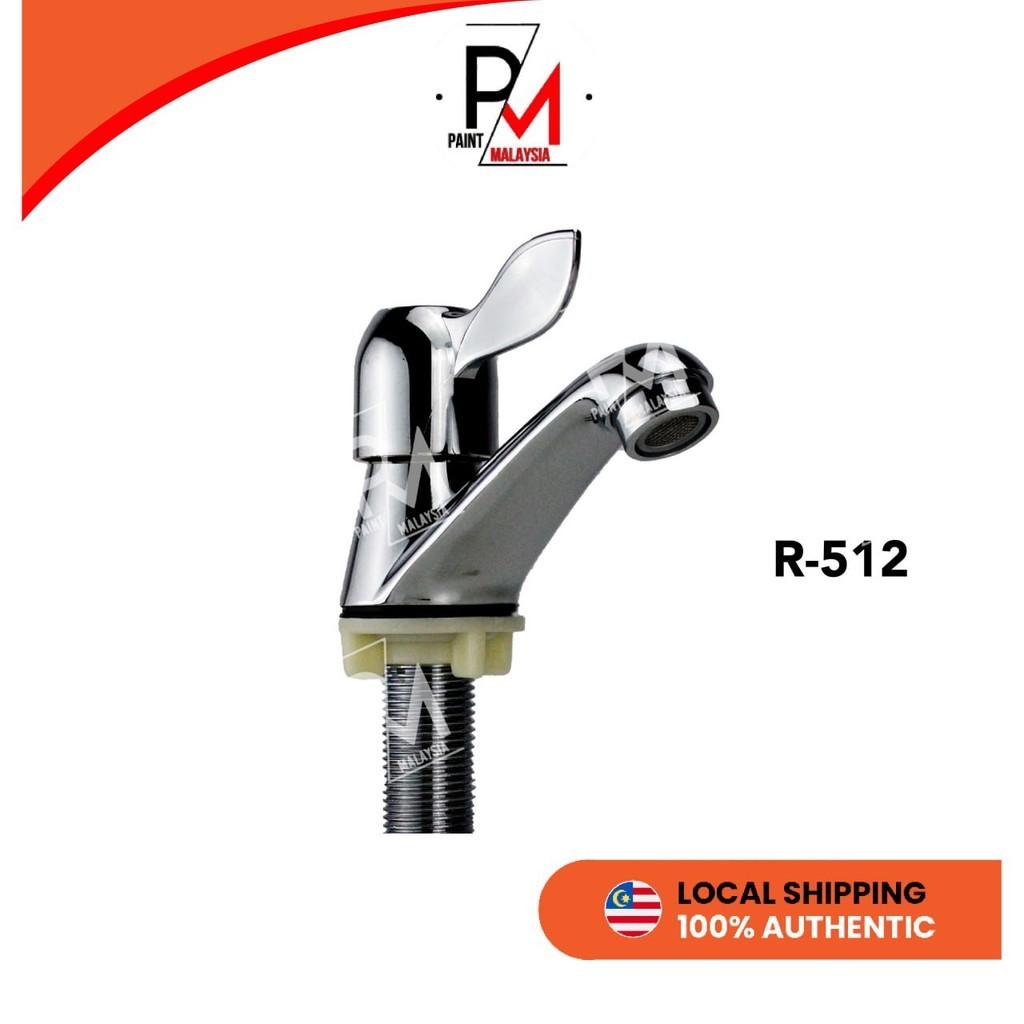 Stainless Steel Pillar Mounted Basin Sink Faucet Water Tap Kitchen ...