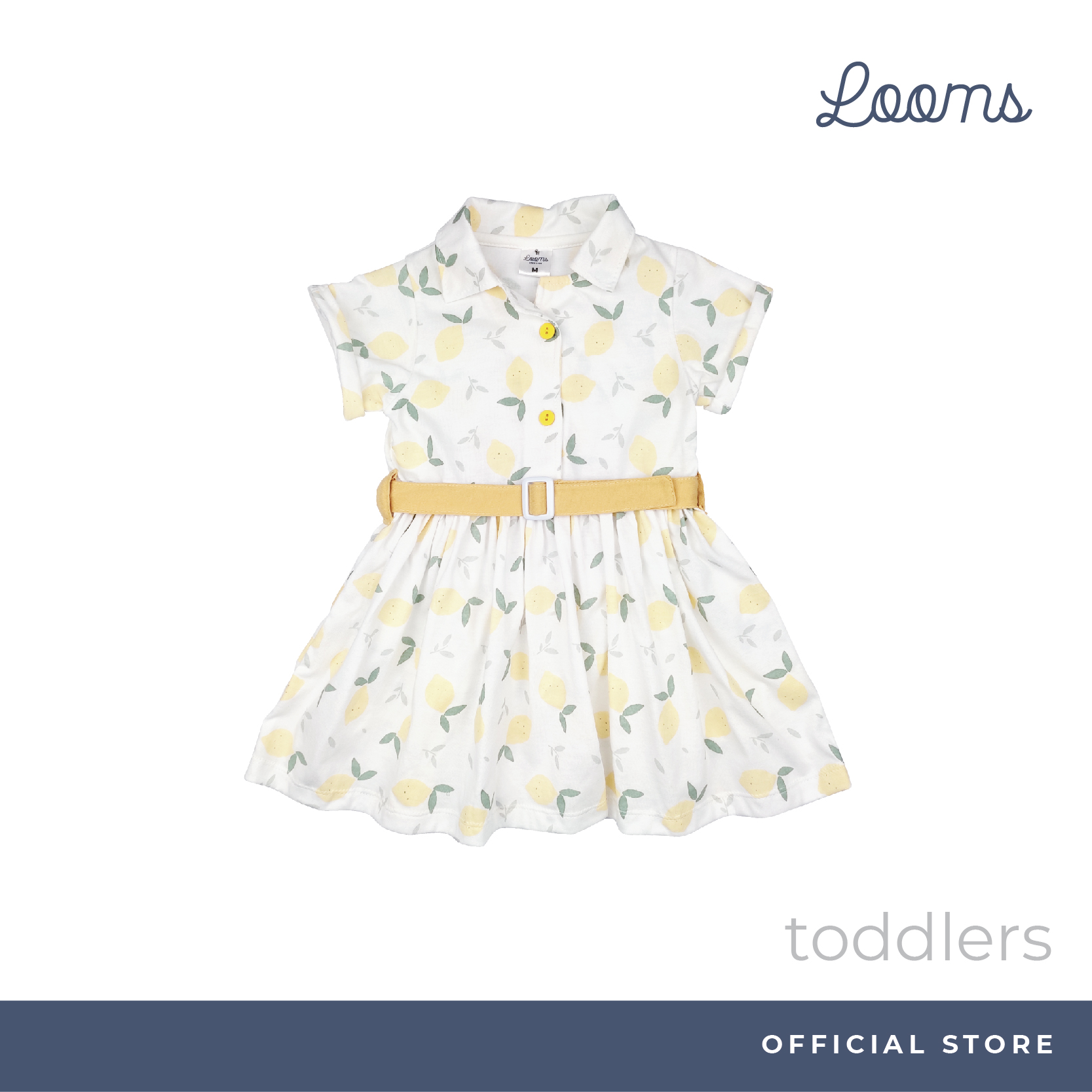 Looms Toddlers 1-3 years Dress w/ Belt - Happiness Collection | Lazada PH