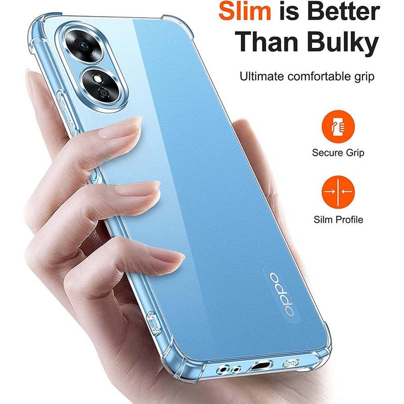 Case For OPPO A78 5G 4G OppoA78 CPH2565 CPH2483 2023 Phone Casing Clear ...