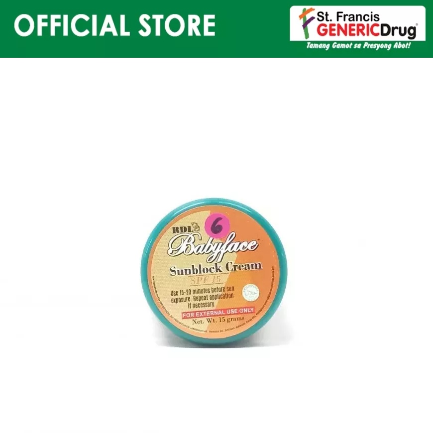 RDL Babyface™ Sunblock Cream SPF 15 | Lazada PH