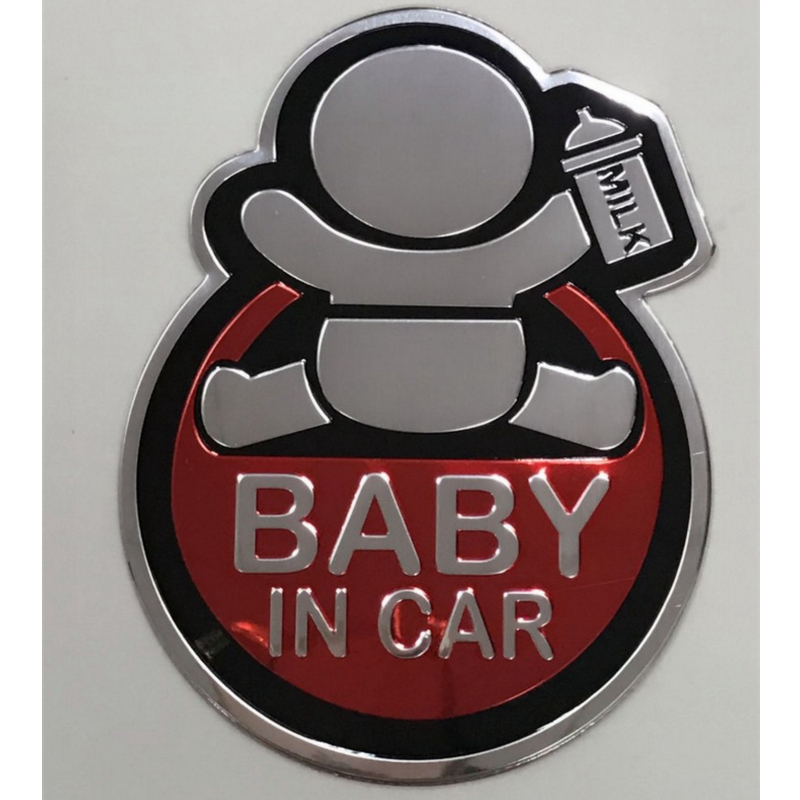 【Exclusive Offer】Baby In Car Aluminum Sticker For Nissan TIIDA X-TRAIL ...