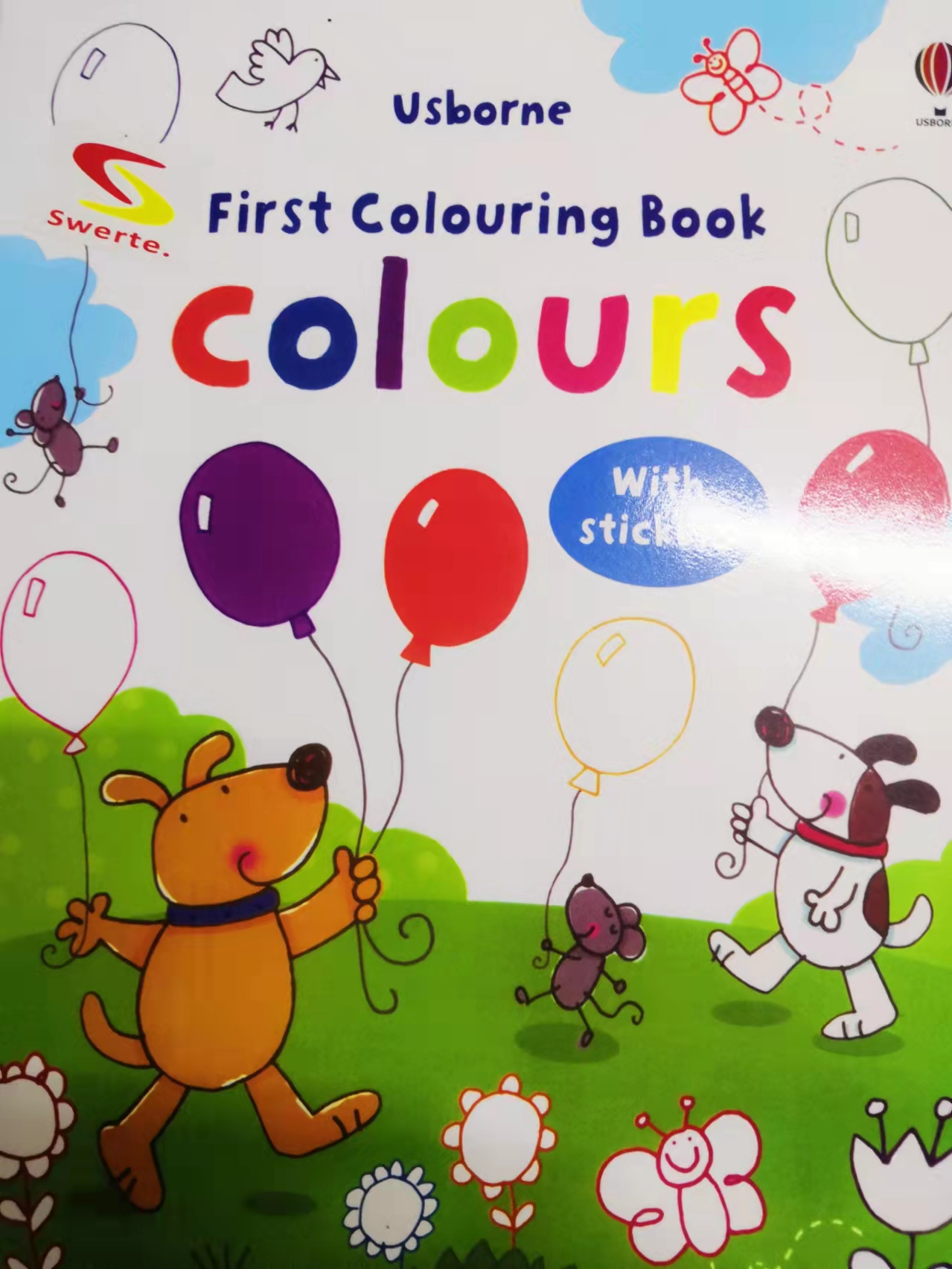 WLL USBORNE FIRST COLORING BOOK WITH STIKER 10PAGES | Lazada PH