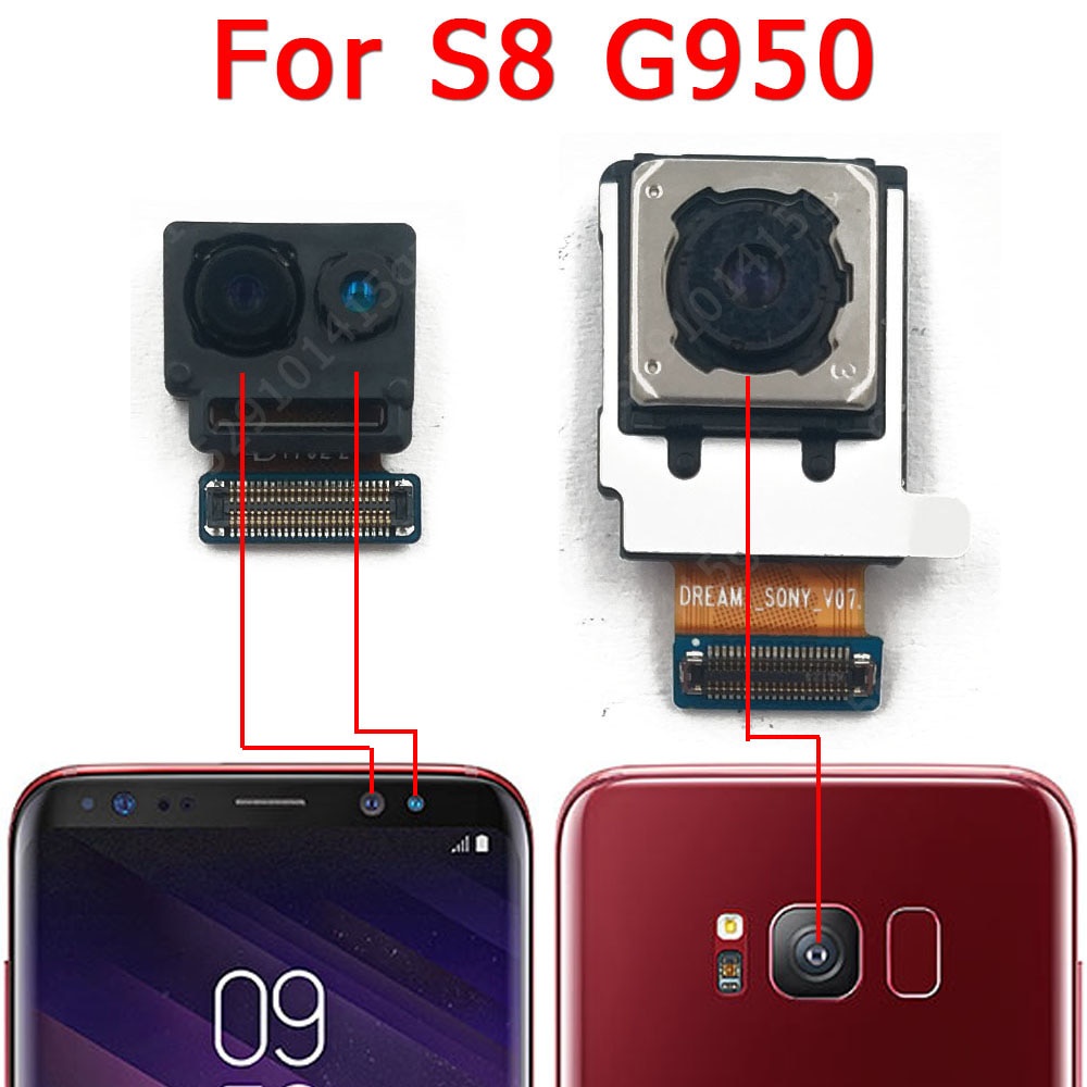 For Samsung Galaxy S8 G950F Front Rear View Back Camera Frontal Main ...