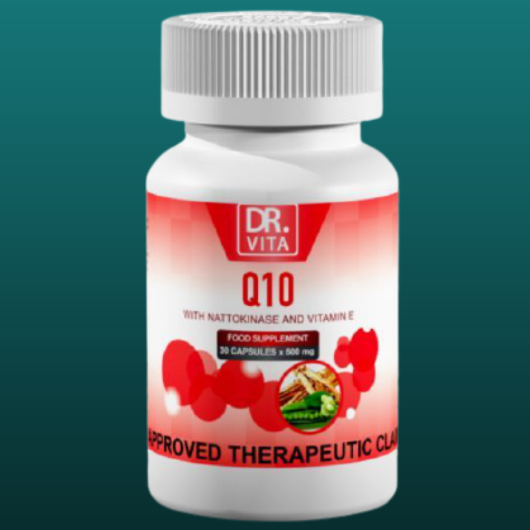Original Dr Vita Q10 With Nattokinase 30 capsule authentic original dr vita q10 good for the ...